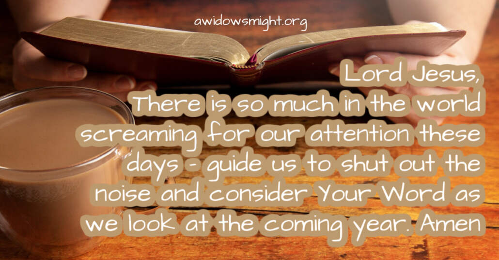 Choosing a Word for the New Year | A Widow's Might