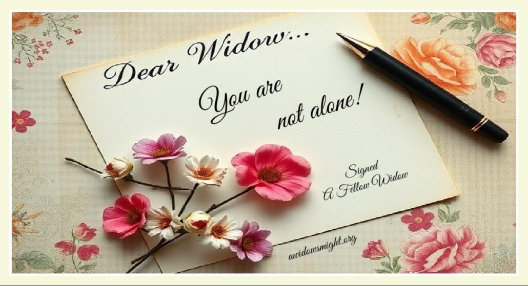 Letter from a Fellow Widow | A Widow's Might